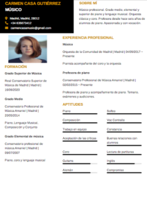 ¿Qué hay que tener en cuenta para el currículum de un músico? - Hacer ...